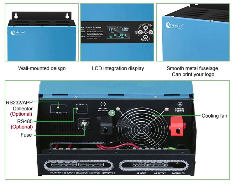 5KW Split Phase Solar Inverter - Efficient Hybrid Solution
