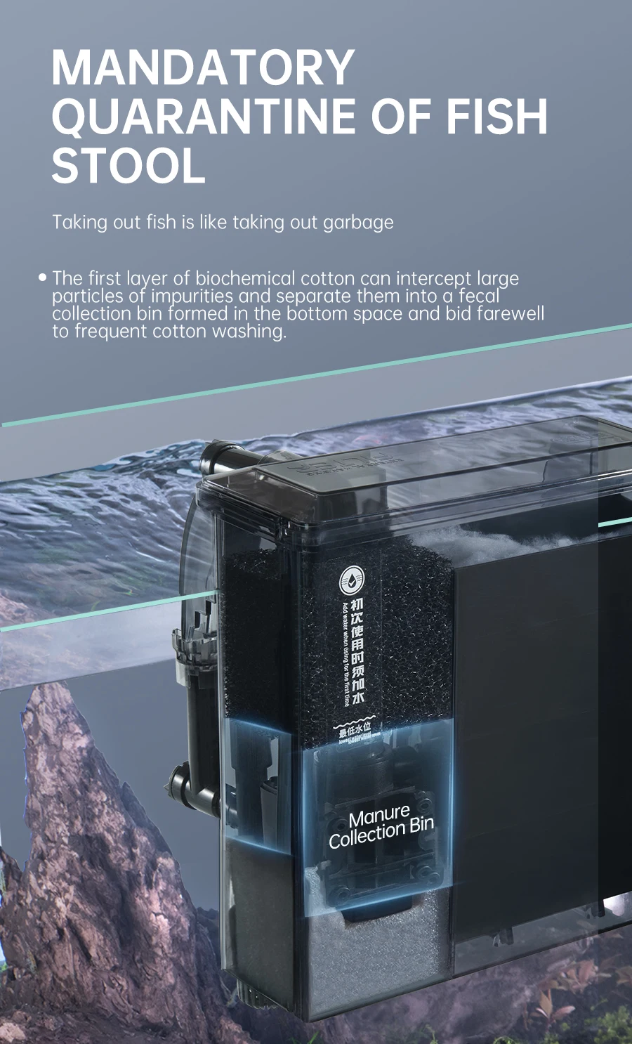 YEE 15W 1200L Aquarium Filter for Clean Water - Eco-Friendly External ...