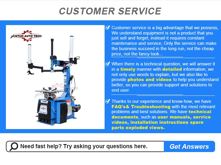 Jintuo Touchless Hydraulic Tire Changer Machine - Buy Automatic Tyre ...