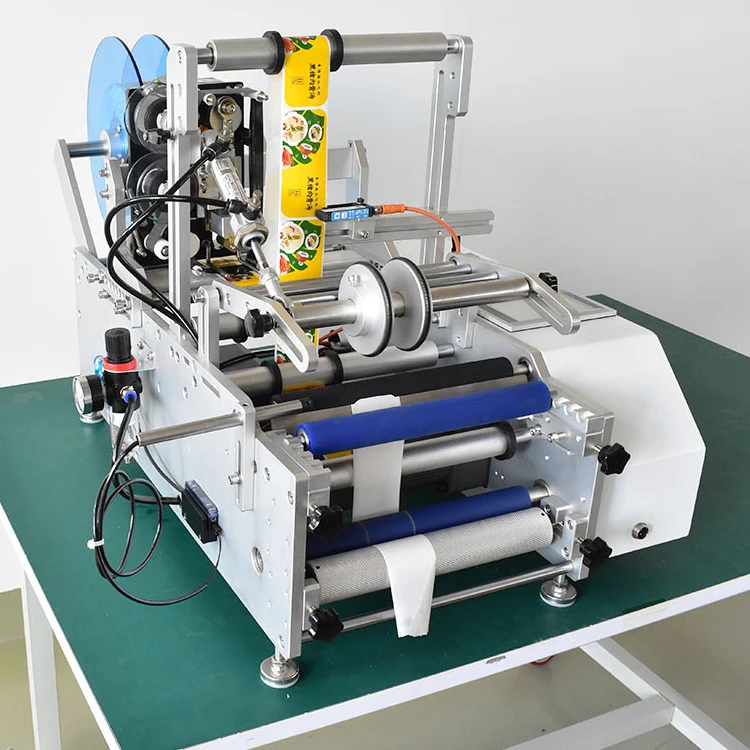 Former Labelling Machine For Round Bottles Semi-automatic Label Dispenser - Buy Labeling ...