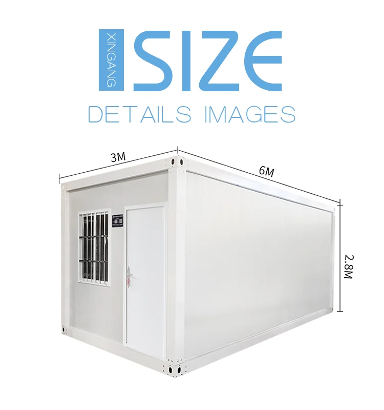 20ft 40ft Prefab Folding Container Homes - Durable & Versatile