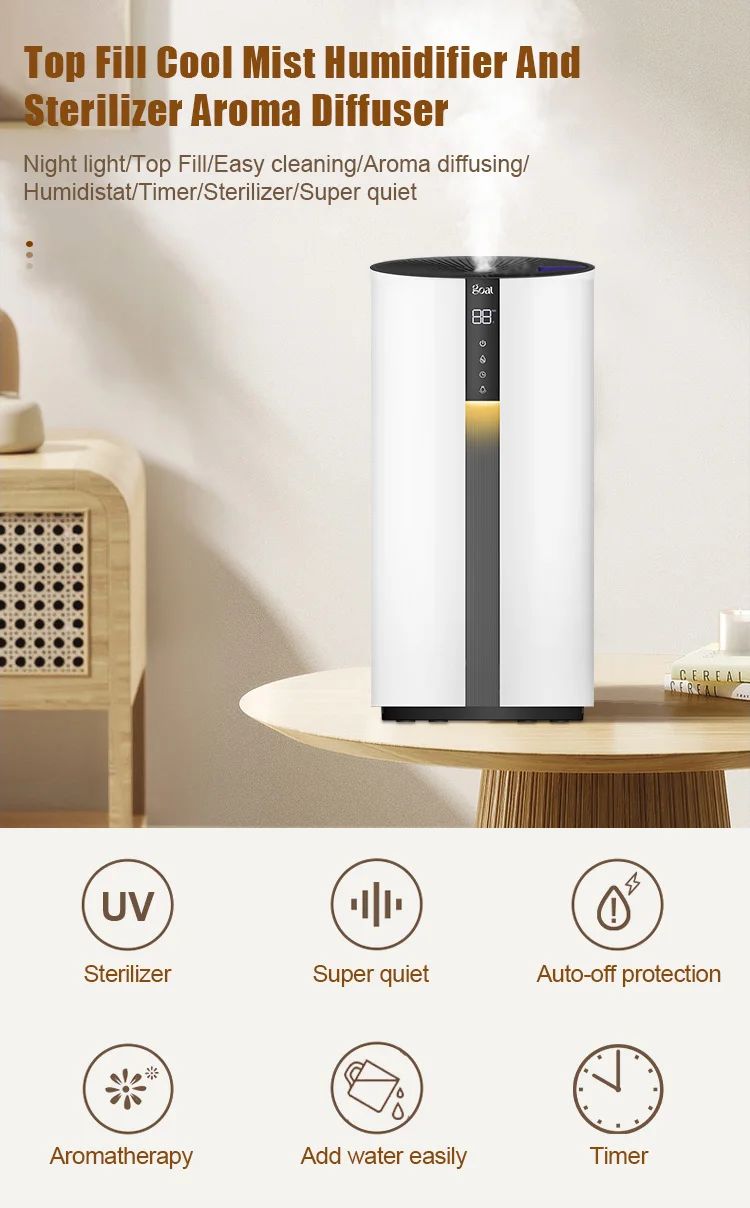 OEM Logo 3.5L Electric Air Aroma Diffuser - Ultrasonic Humidifier