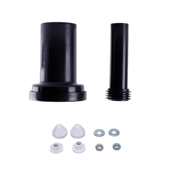 Black Color Toilet Connect Cistern Pipe In Wall Cistern Inlet Outlet ...