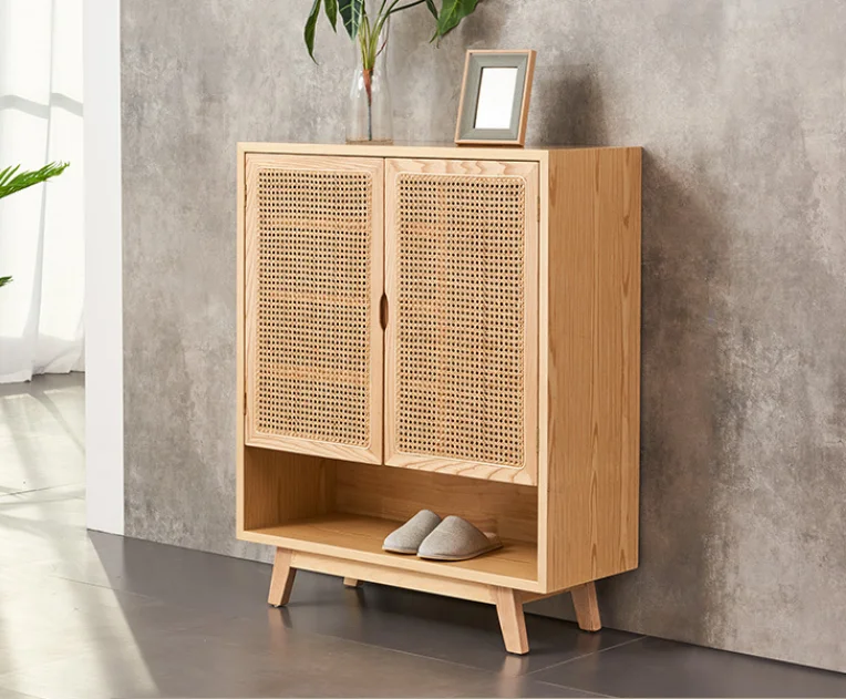Natural Rattan Hallway Shoe Cabinet| Alibaba.com