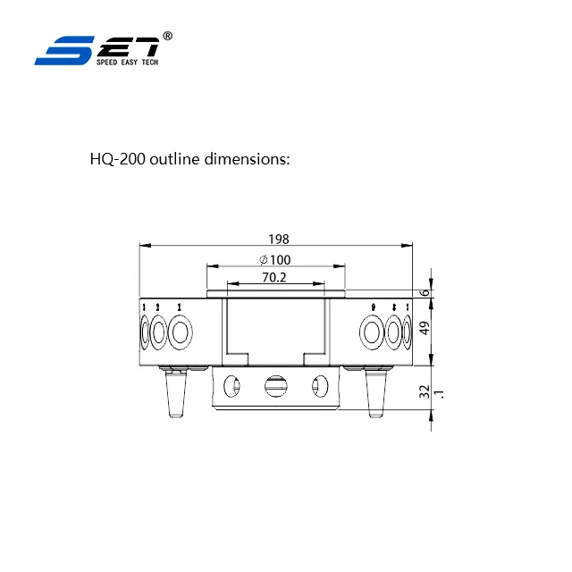 HQ-200 Arm Air Pneumatic Tools Mechanical Hand Quick Change System ...