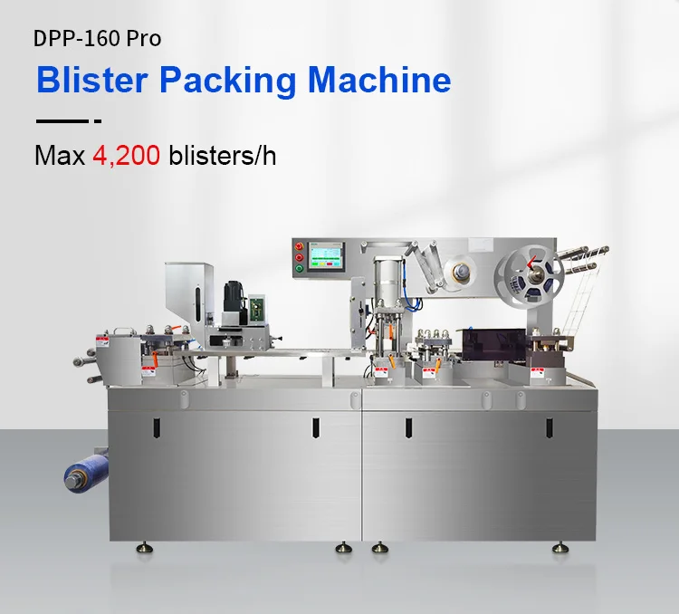 Dpp Alu Pvc Flat Plate Blister Packaging Machine Automatic Tablet ...