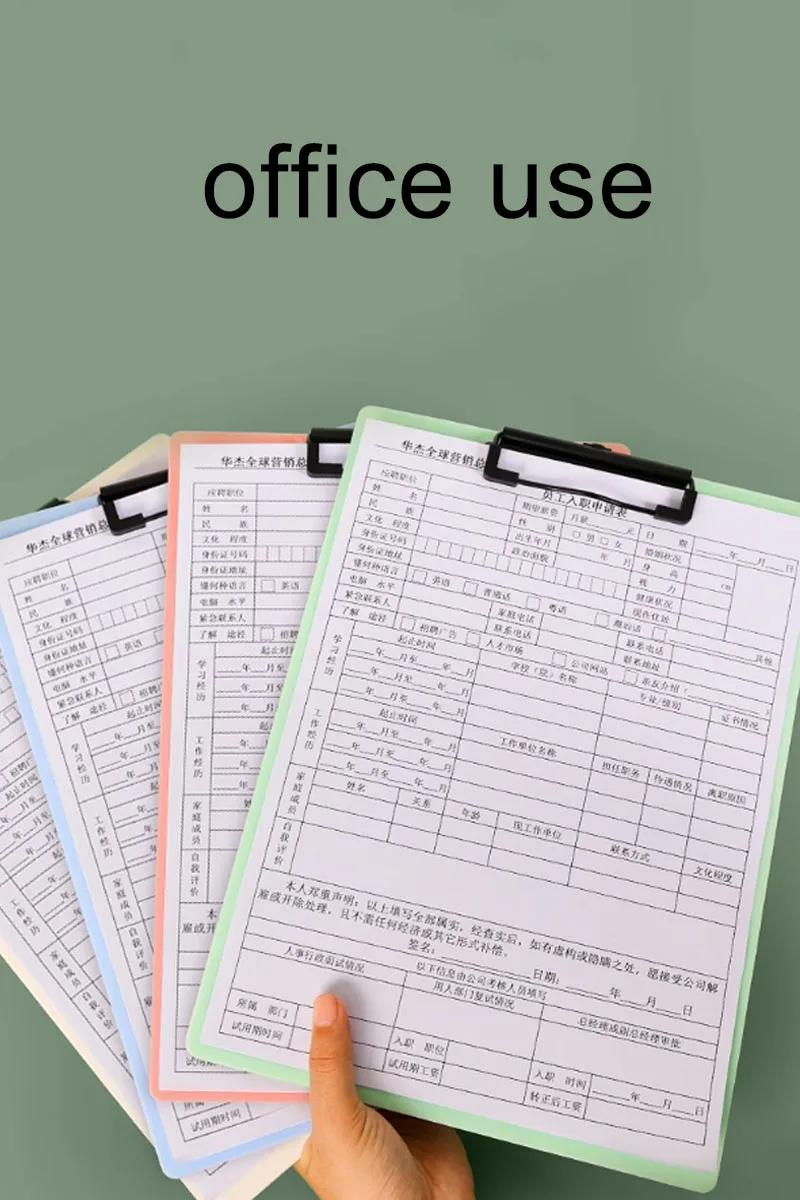 Wholesale A4 A5 Hardboard Clipboard PP File Folder Clip Board Storage ...