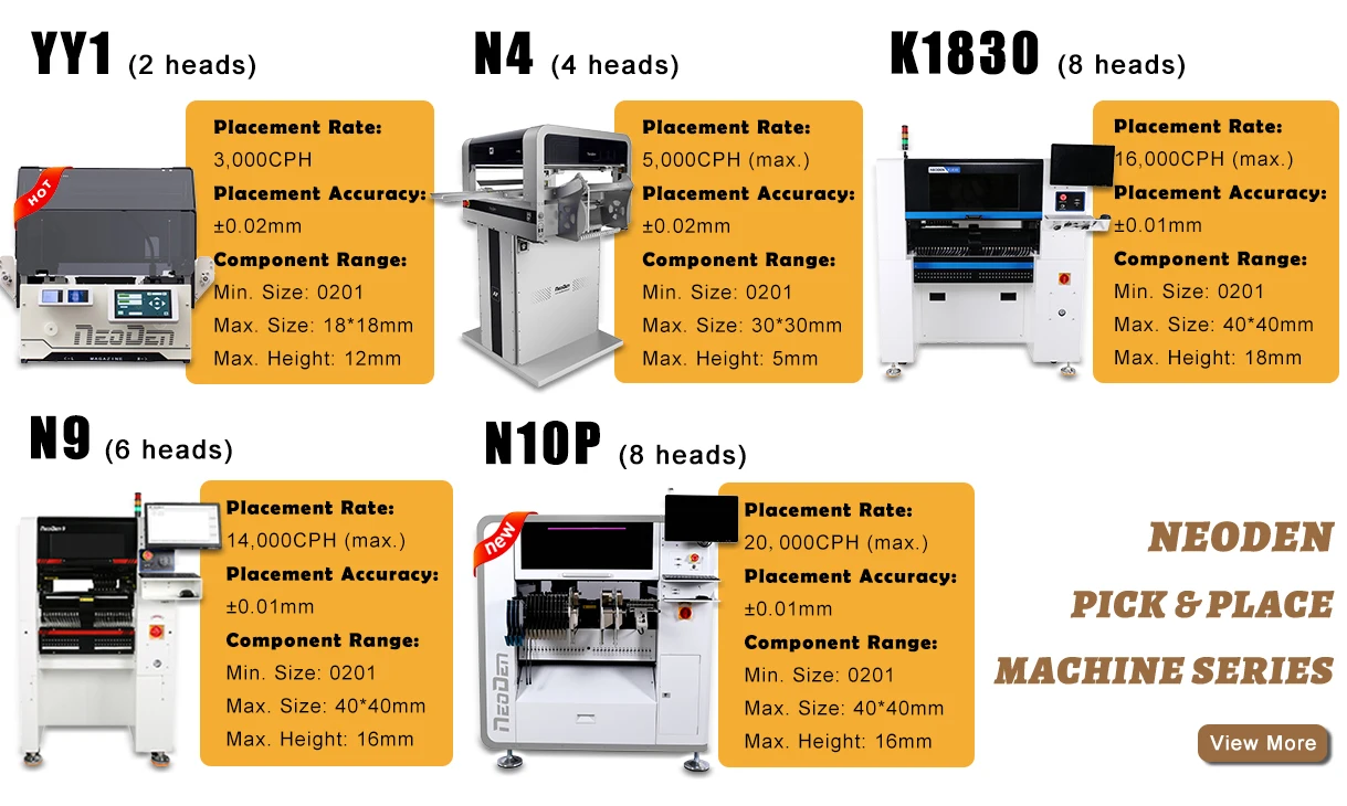 Desktop SMT Pick and Place Machine - Neoden YY1 for Prototyping