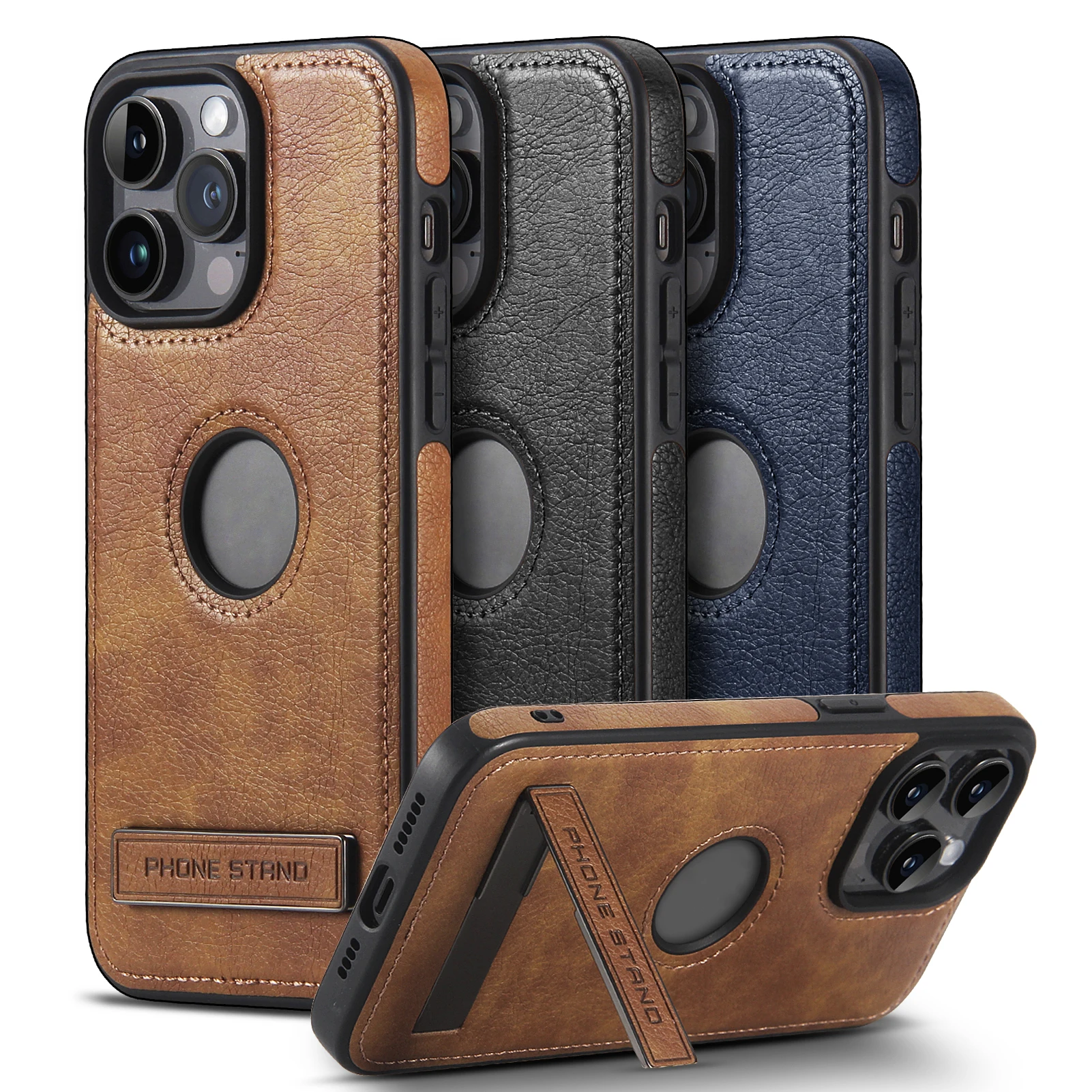 PU Leather Phone Cases for Iphone 16, 15, 14, 13 Pro Max