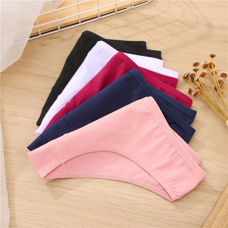 Finetoo Sexy Hollow Heart Panties Women Cotton Panties Comfortable ...