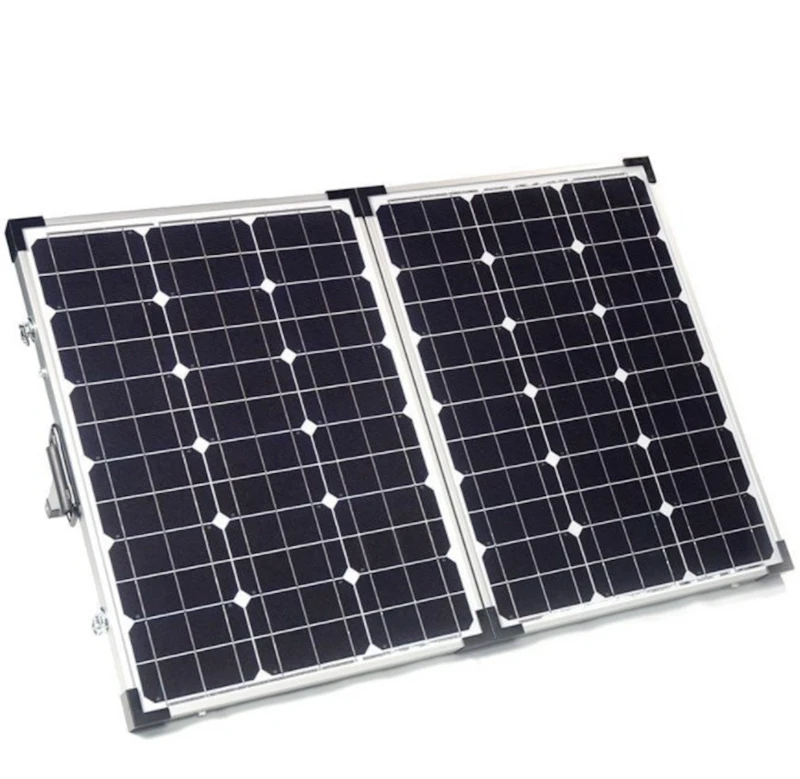Camping and Car Using Portable Foldable Solar Panels Case Charger 120W ...