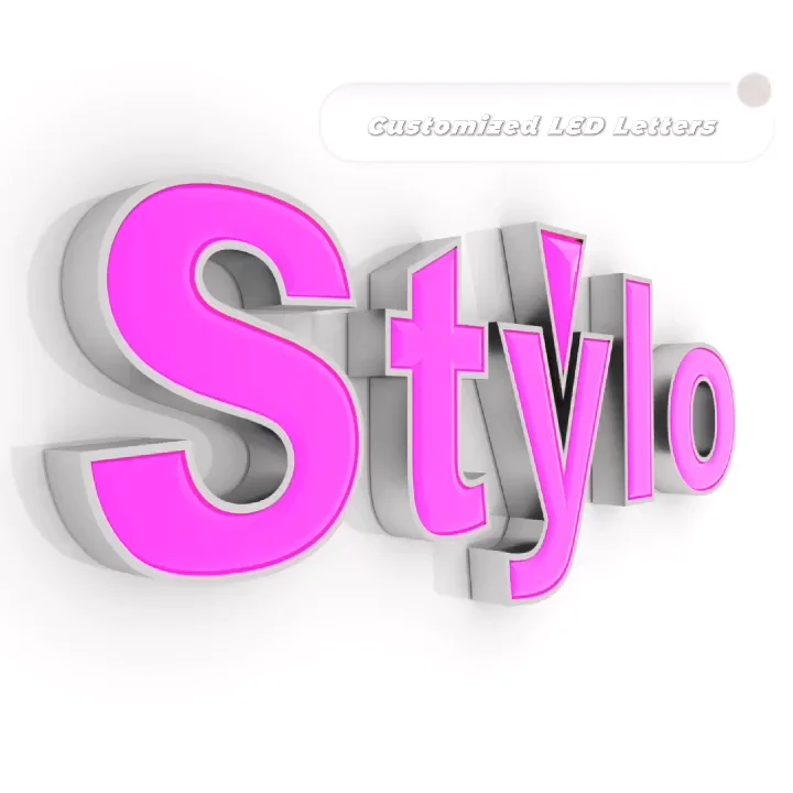 Front Lit Led Shop Sign Frontlit 3d Face Luminous Channel Letter For ...