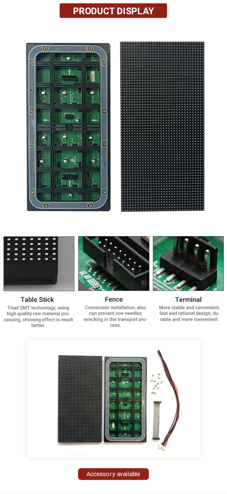 Indoor LED Display Modules P1.53 Small Pitch Easy Installation Led ...