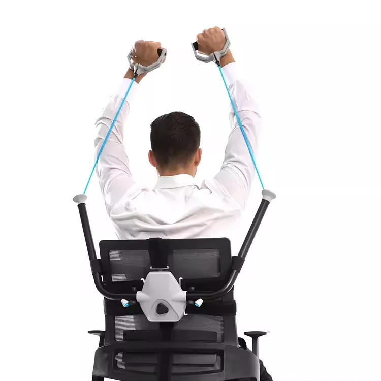 Office Chair Trainer With Resistance Tube For Excrcise Relax Shoulders ...
