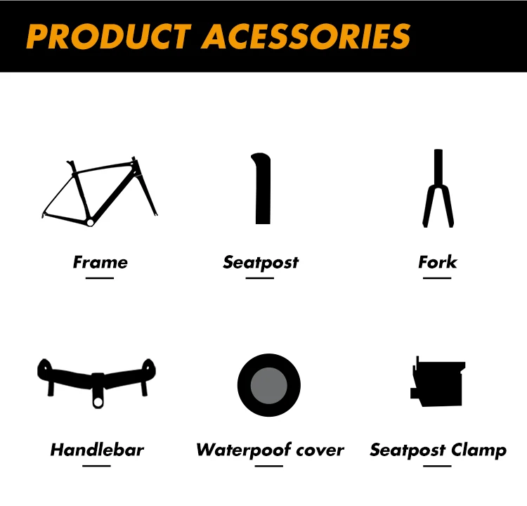 TFSA Newly JH-05 Carbon Fiber Road Bike Frame - EPS Technology for ...