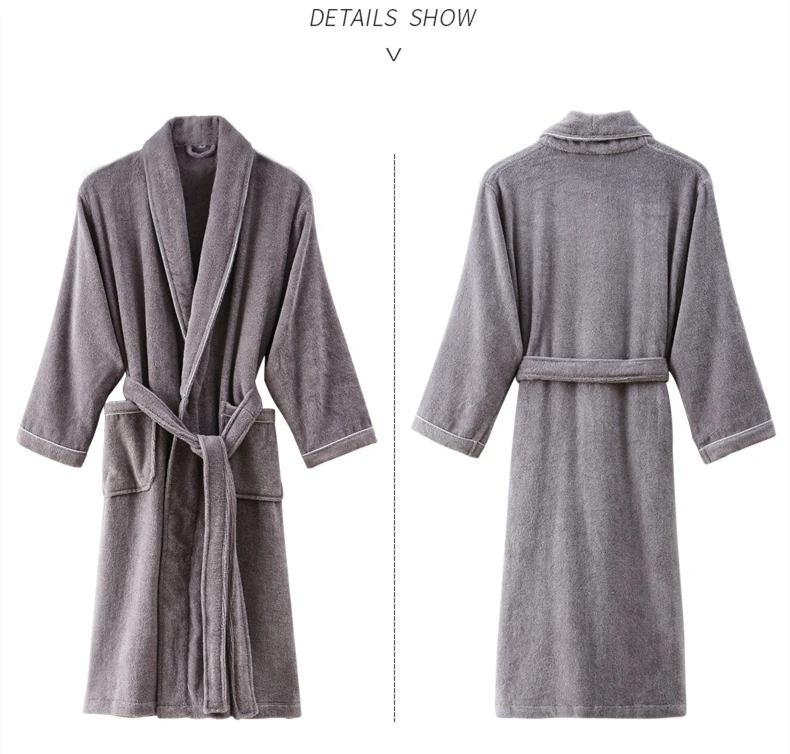 Luxury Unisex Hotel Ladies Robes - Custom Cozy Terry Cotton
