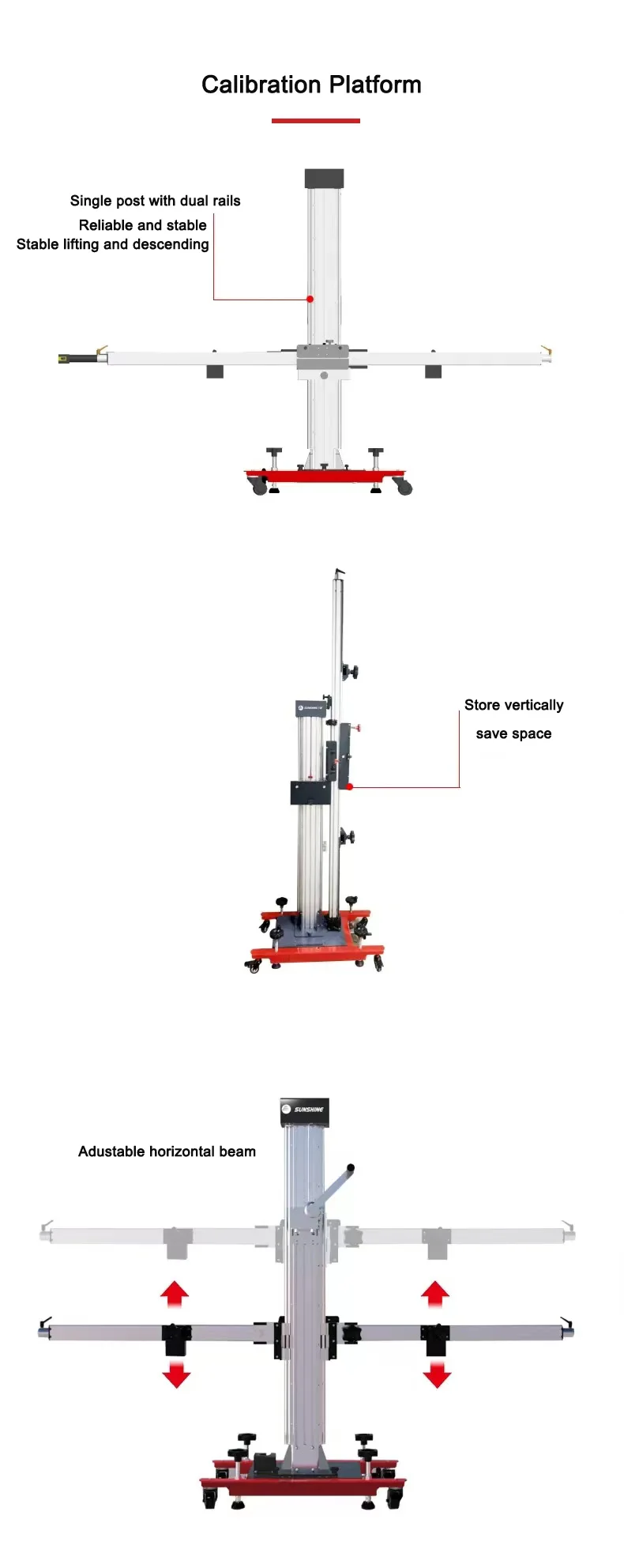 Economic and Easy Operate Sunshine Adas Calibration Machine Car ...