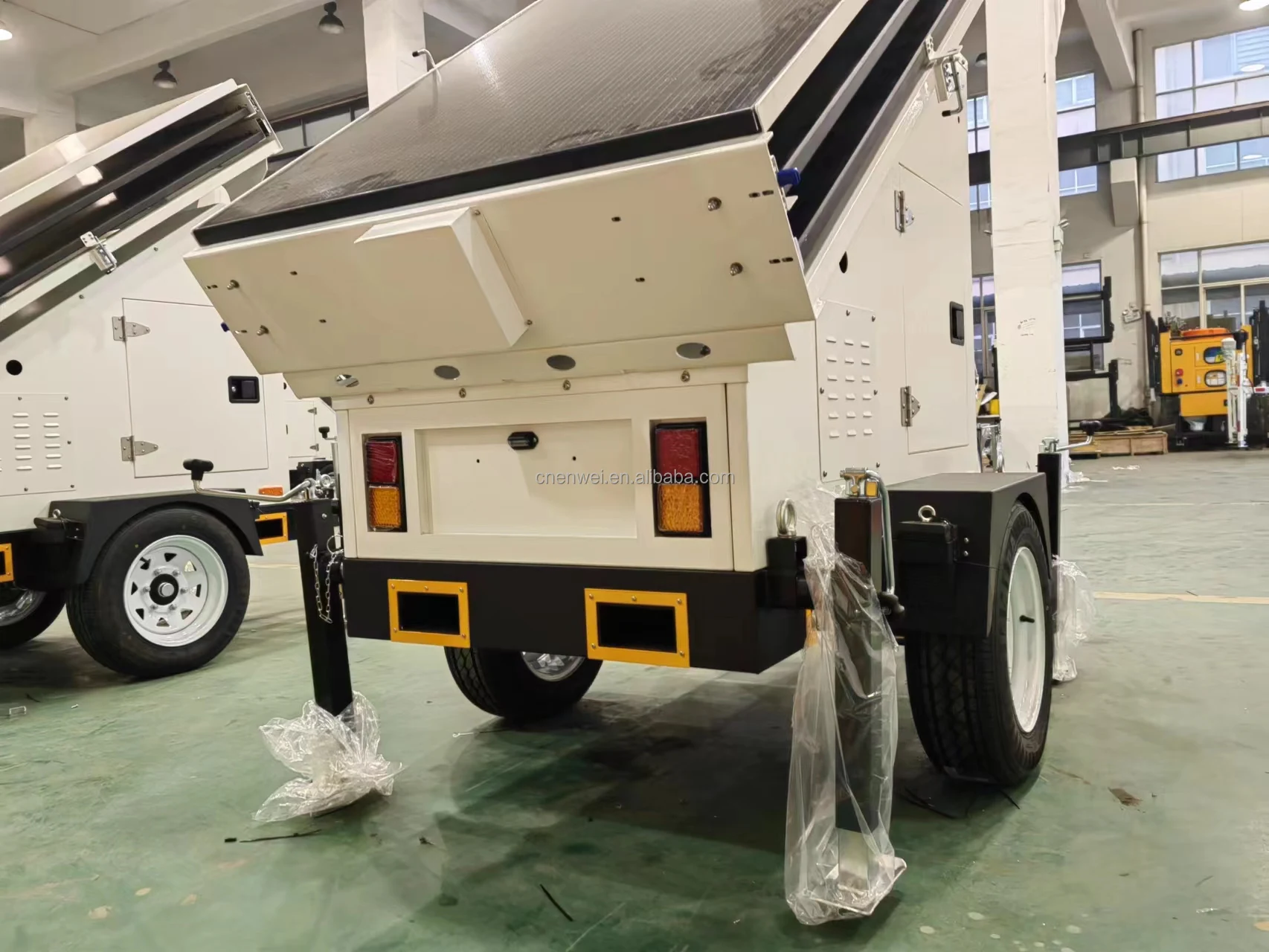 Mobile Trailer CCTV Camera - Solar Surveillance Solution