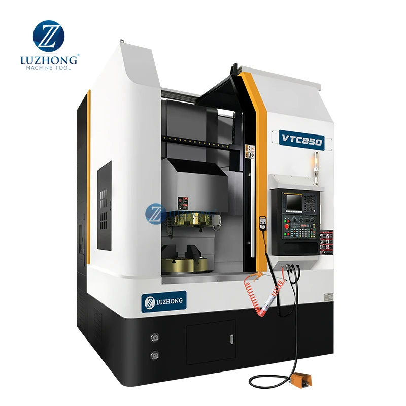 Heavy Duty Vertical Lathe Machine VTC650 CNC Vertical Lathe with c Axis ...