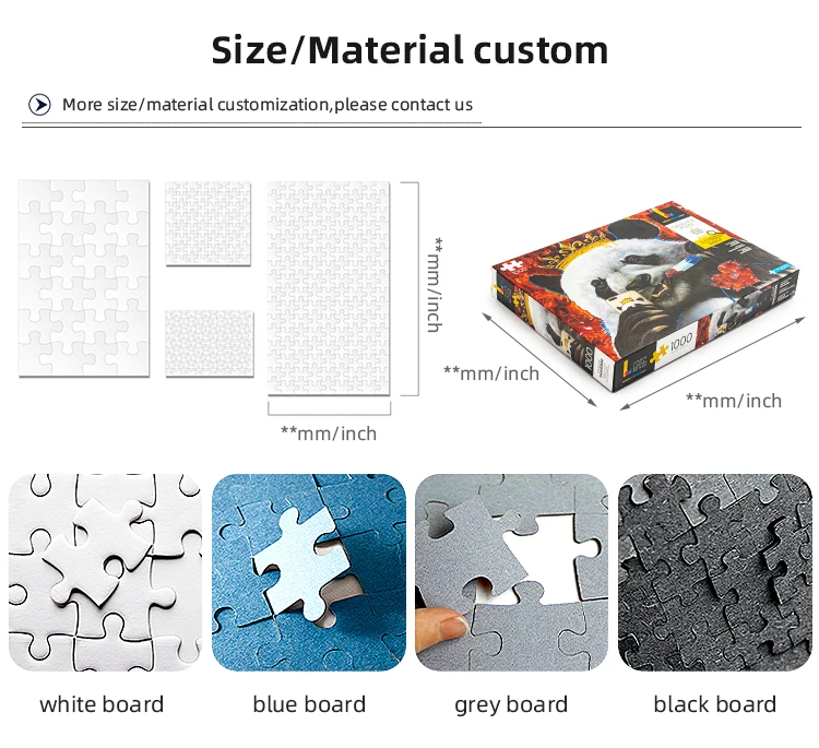 High Quality Custom Printing 500 1000 Pieces Super Hero Cartoon Jigsaw ...