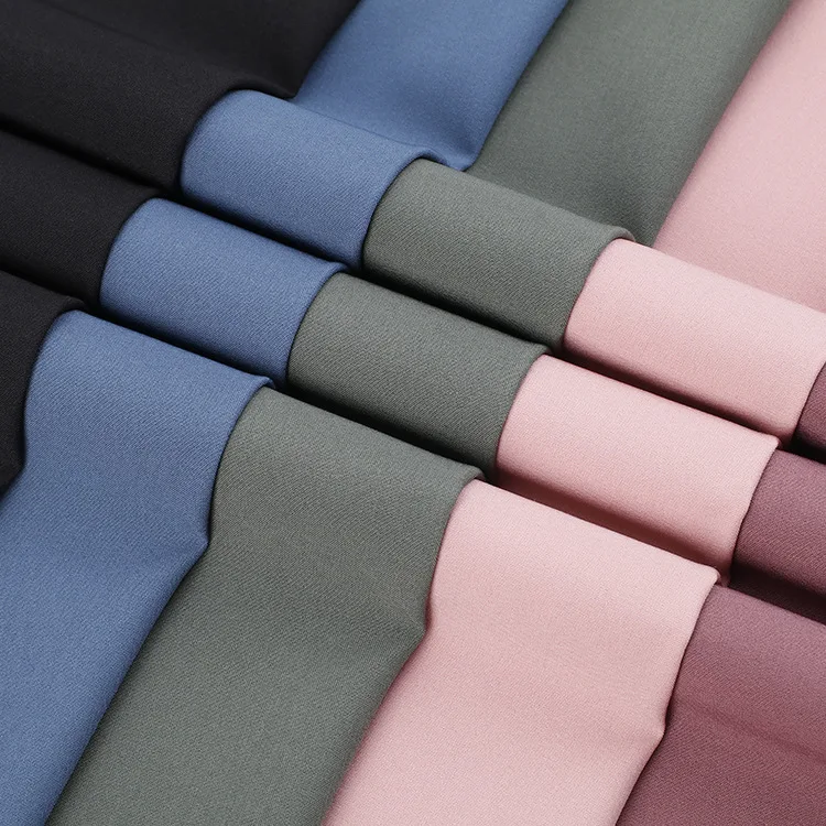 4 Way Stretch Woven Fabric 96%polyester 4%spandex Fabrics For Clothing ...