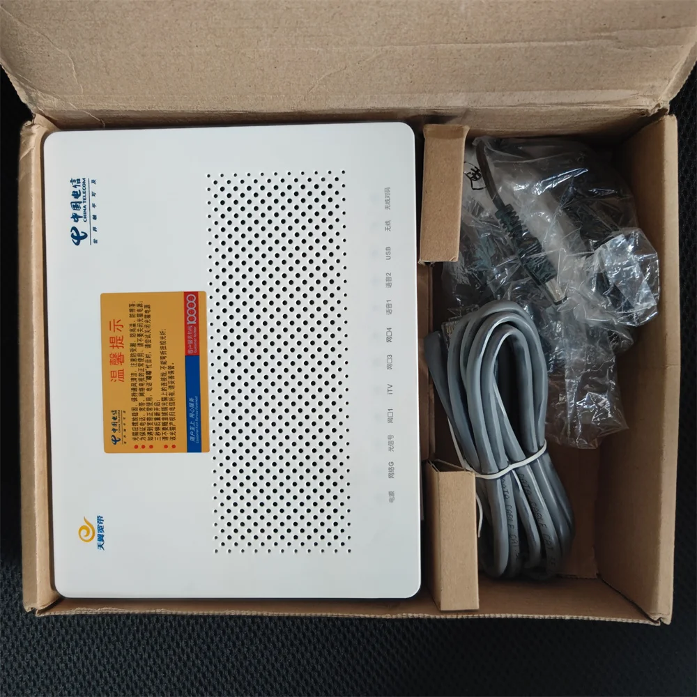 Original New Ont Huawei Hg8245c Ftth Onu Gpon+4fe+2tel+1usb+2.4g Wifi ...