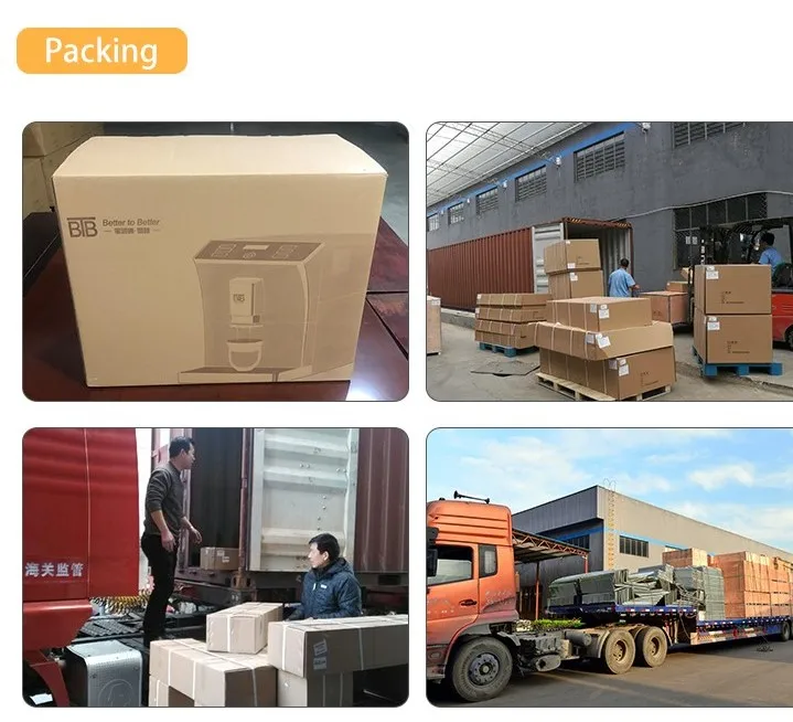 Btb-102 Automatic Coffee Machine Touch Screen Bean To Cup Coffee Makers ...