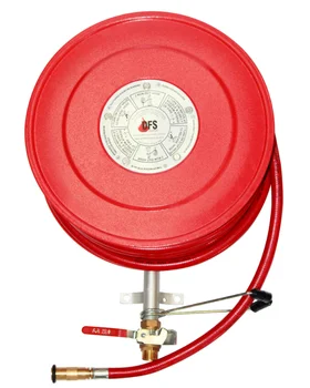 Heavyduty Fire Hose Reel With Spray Jet Nozzle Reliable Fire Fighting ...