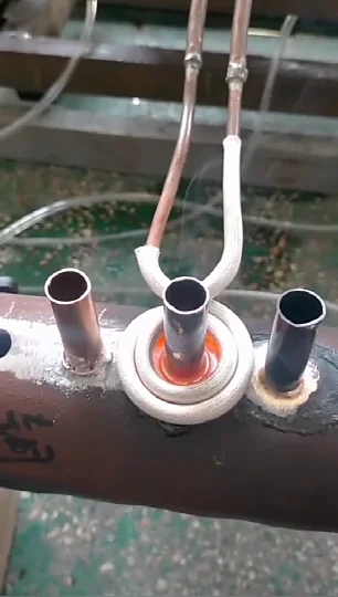 Touch Screen Programmable Handheld High Frequency Copper Pipe Welding Machine Mobile High ...