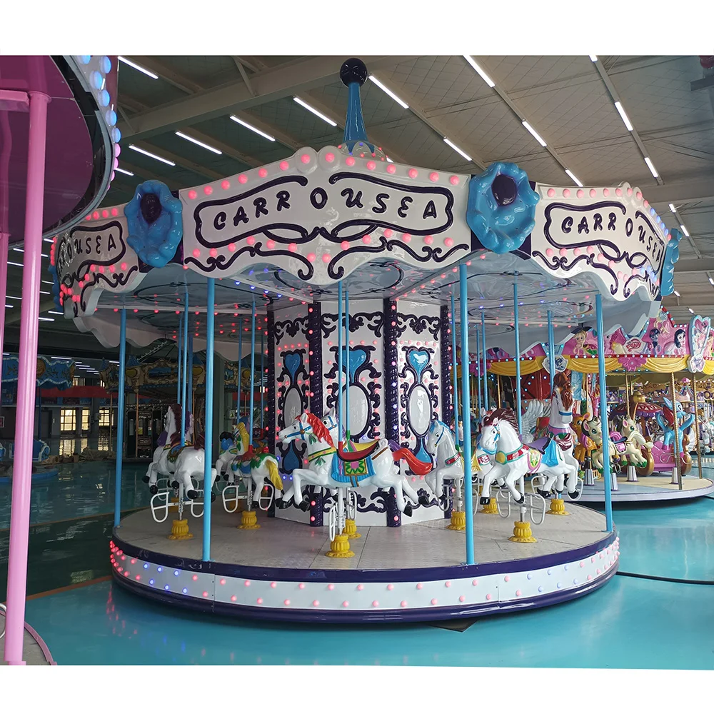 16 Seater Carousel Knight Team Amusement Rides - Buy Kids And Adults ...