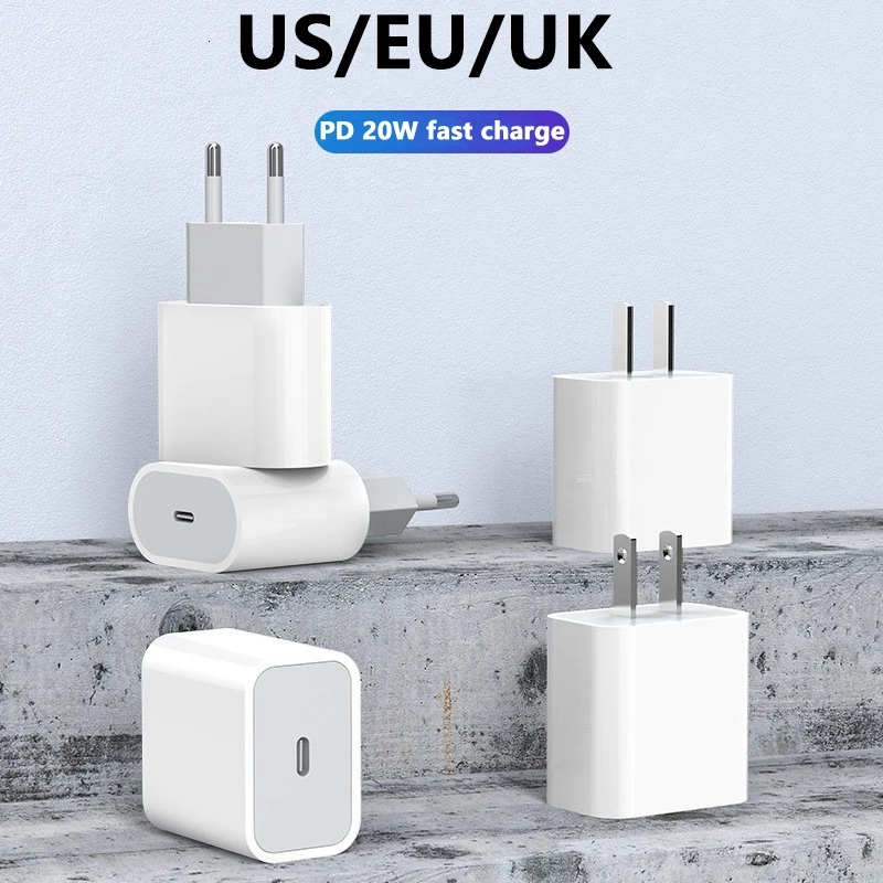 Original Logo Double Ports 50w Pd Uk Chargers Adapters,Usb Type C Wall ...