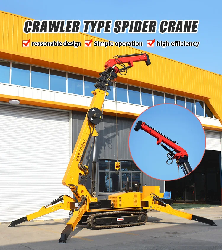 Mobile Spider Crane Mini Spider Crane Crawler Crane For Sale - Buy ...