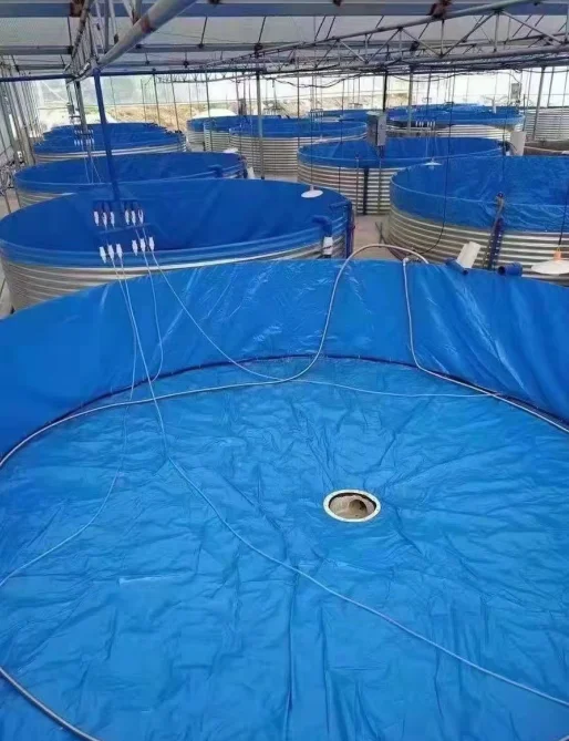 High Rigidity Corrugated Rainwater Harvesting Steel Tanks Galvanized ...