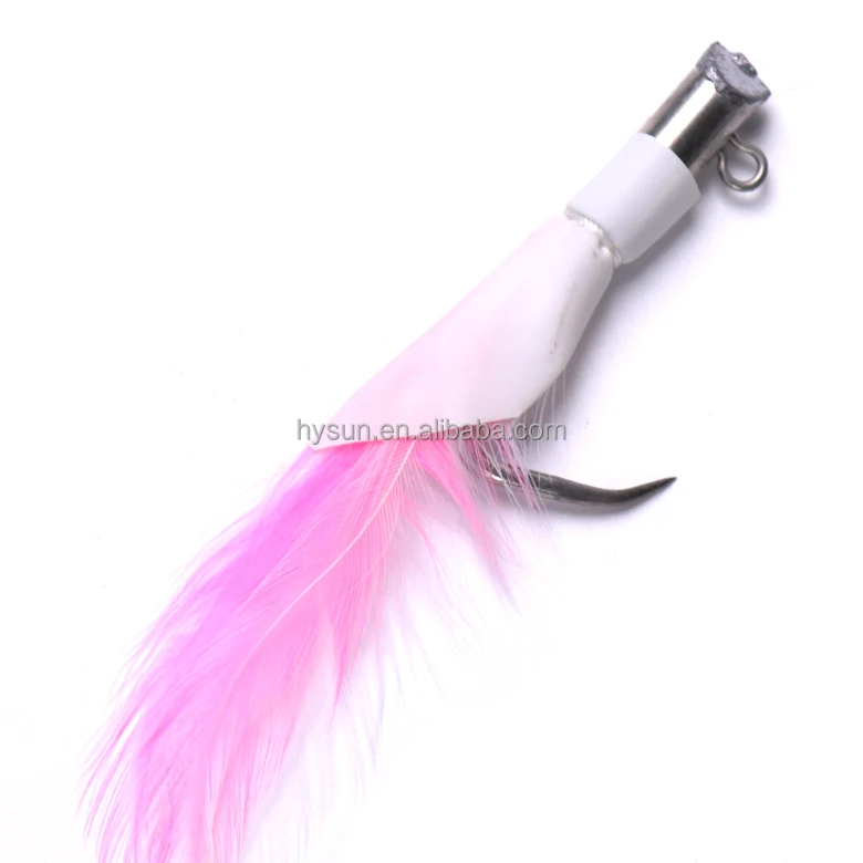 Traditional Japanese Longline Tuna Fishing Hook with Premium Feather Hooks