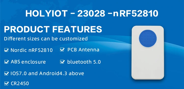 Holyiot Ibeacon Ble Tag For Rfid Asset Tracking & Location Management Odm