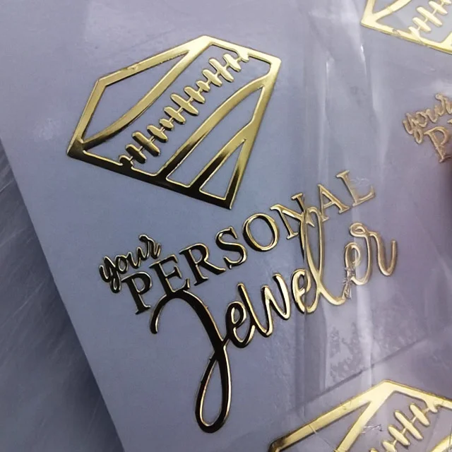 High Quality Electroforming Sticker Metallic Transfer Label