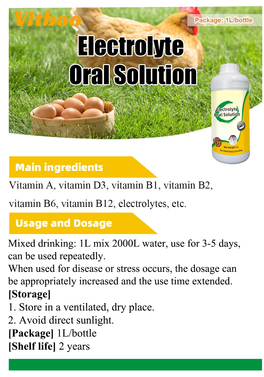 Vitamin Electrolyte Oral Solution - Promote Healthy Growth