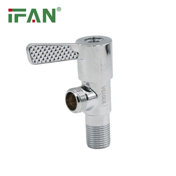 Ifan Factory Supply Brass Angle Valve 1/2 Half Turn Water Plastic Clad ...