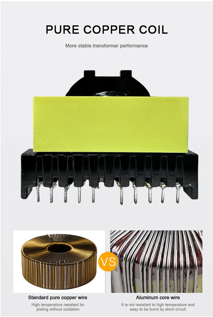 Step Up Down Pcb Smps High Frequency Transformer Ec4950 Ferrite Core ...