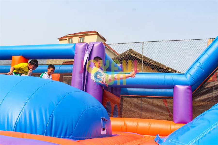 Joyful Fun Giant Inflatable Indoor Theme Park Inflatable Playground ...