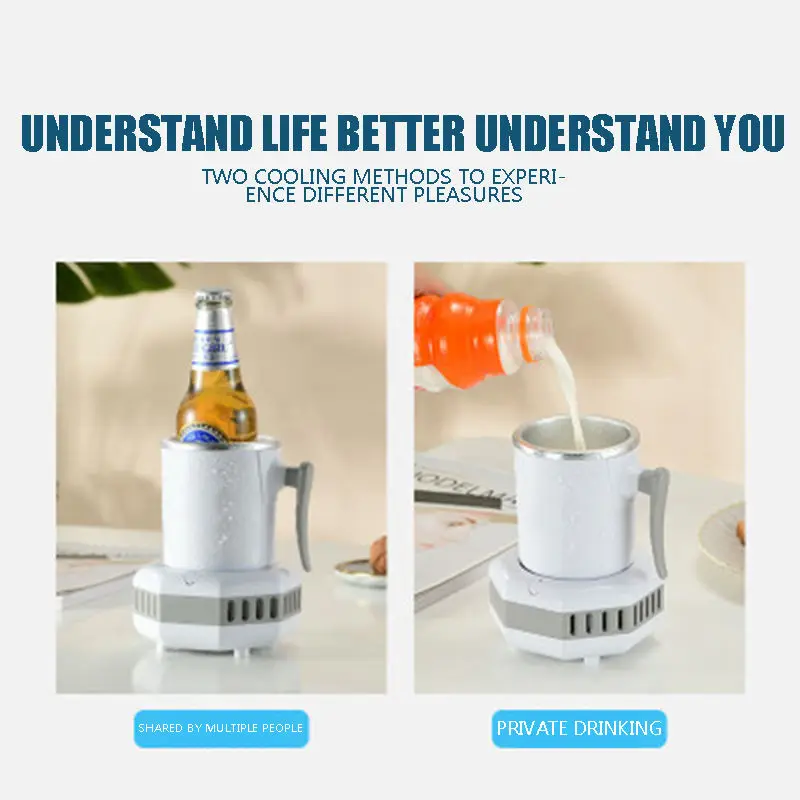 Efficient Fast Cooler Cup - Portable Electric Cooling