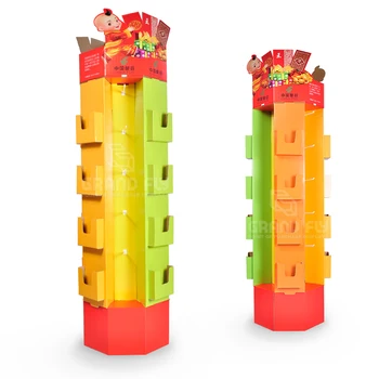 Custom Pop Up Card Holder Cardboard Display Shelf Cardboard Greeting ...