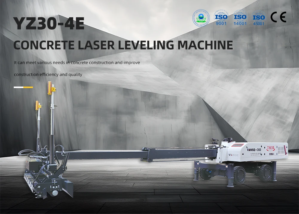 VANSE YZ30-4E Concrete Floor Laser Leveling Machine Cement Ground ...