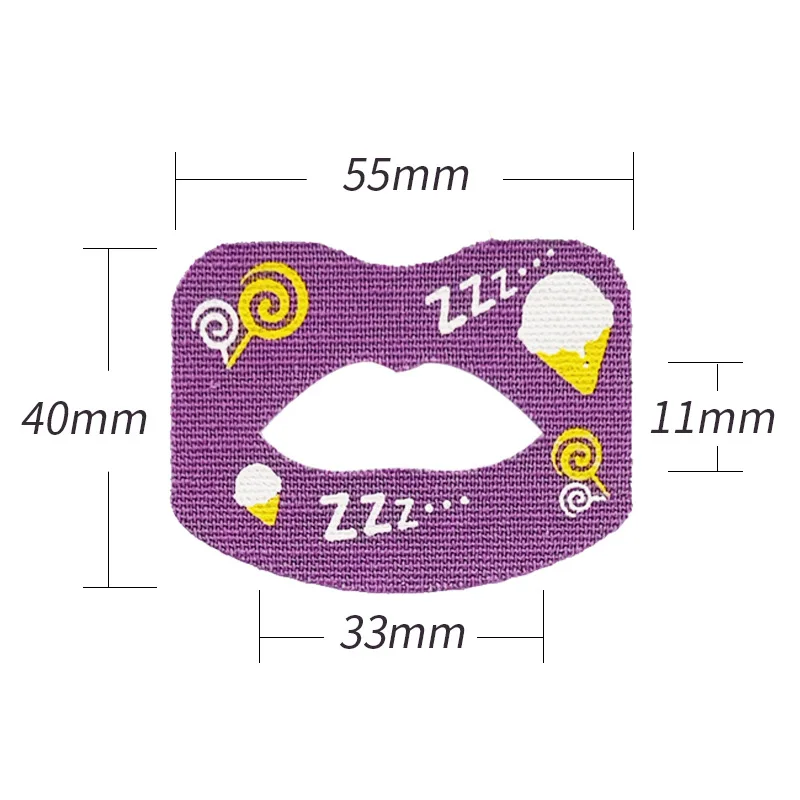 Cartoon Mouth Tape Stickers for Kids - Promote Nasal Breathing
