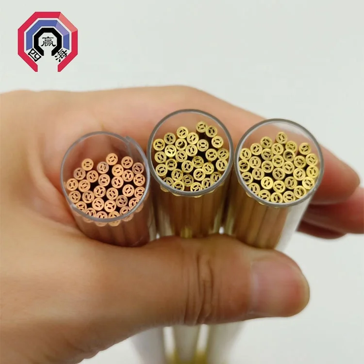 Copper Brass Multi-hole Channel Electrode Tube For Edm Drilling Machine ...