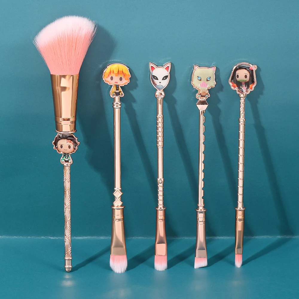Demon Slayer Makeup Brush Kit - Luxury Anime Inspired