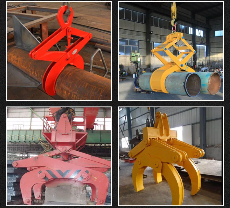 Yg 1ton 2ton Professional Vertical Lifting Clamp Concrete Pipe Lifting ...