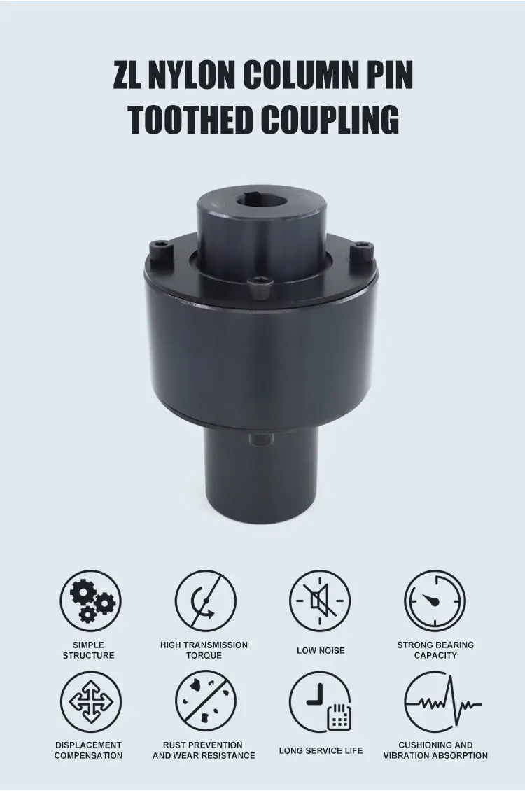 Zl 4 Nylon Pin Coupling High Torque Heavy Load Water Pump Elastic ...