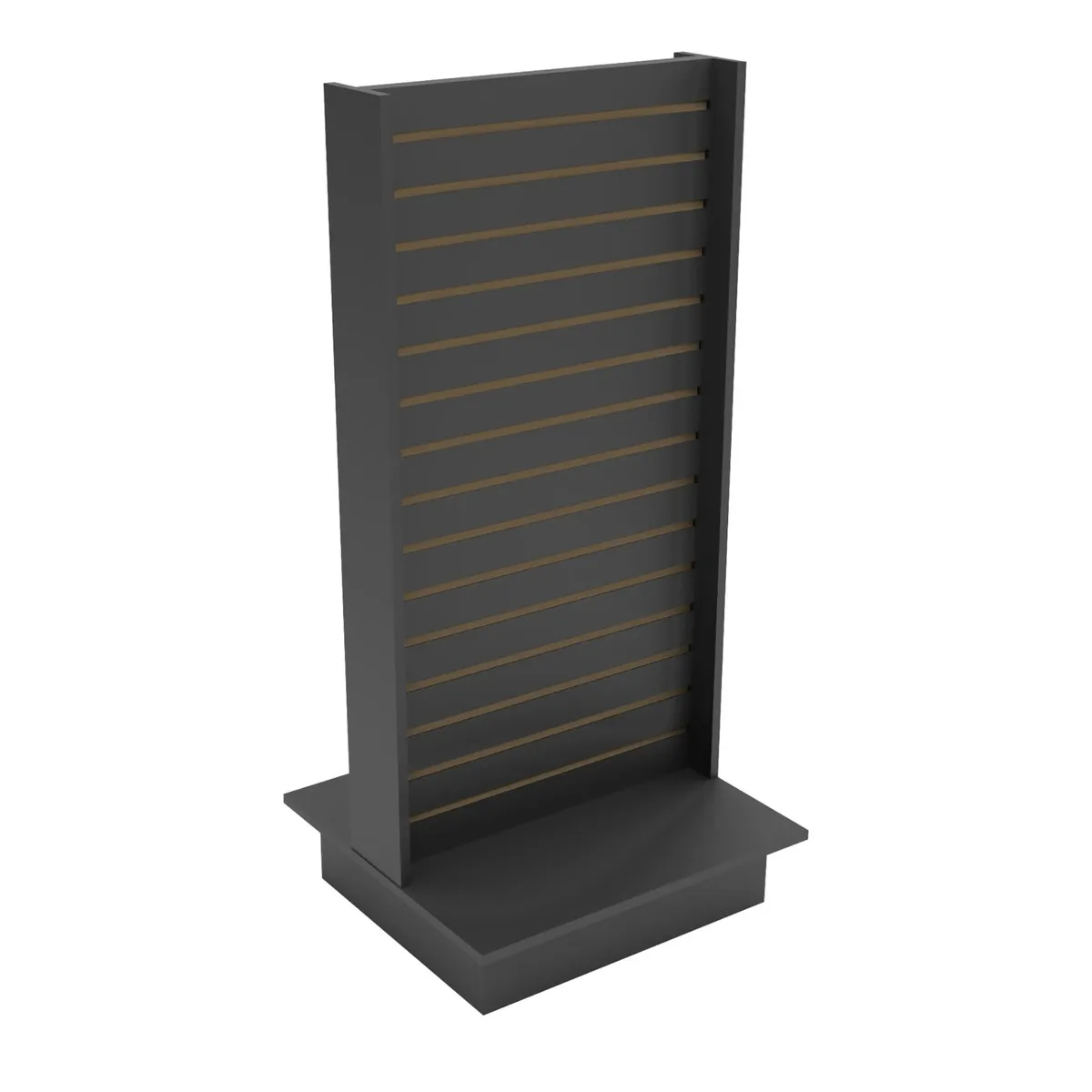 Hikuya Custom Double Sided Slatwall Display Rack For Clothing Shops ...