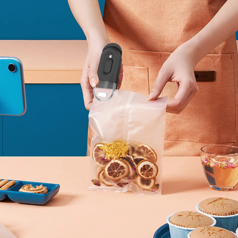 Bag Sealer Mini Handheld Sealer Heat Seal 2 in 1 Portable